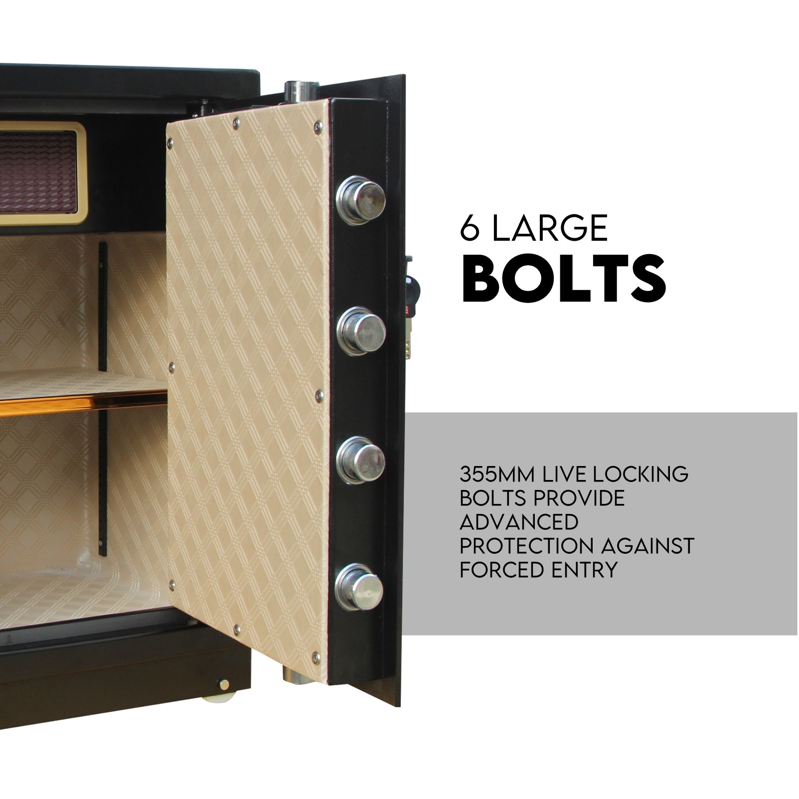 Electronic Fire Proof Safe Heavy Duty Security Safety Box Digital Code ...