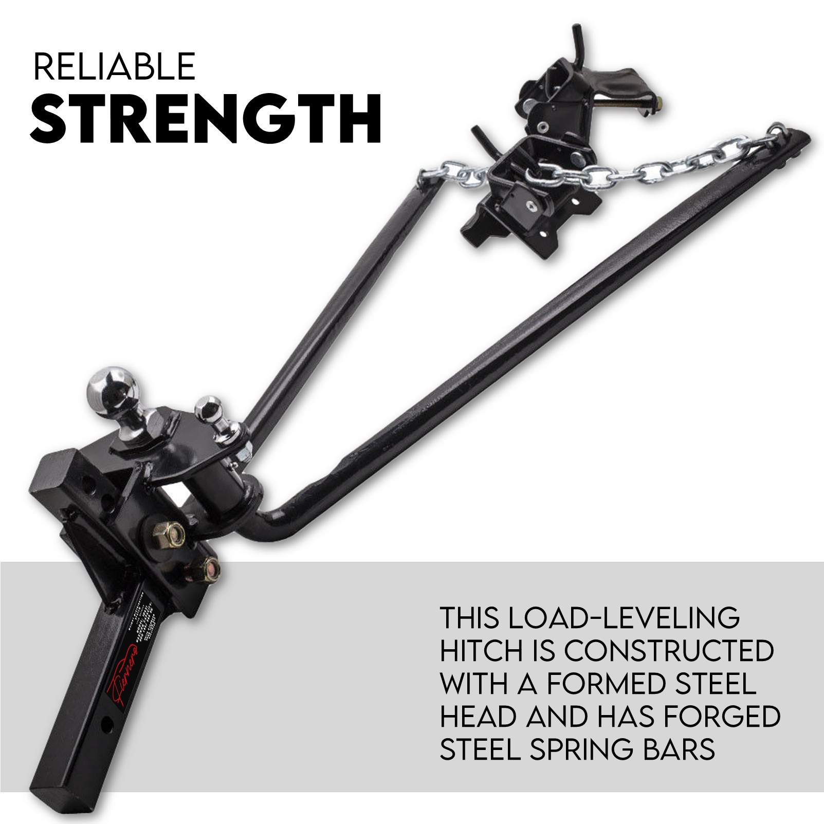 800Lbs Weight Distribution Hitch System Load Leveller Caravan Anti Sway ...